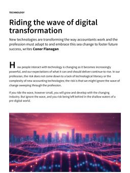 Riding the wave of digital transformation