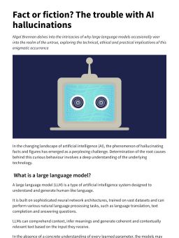 Fact or fiction? The trouble with AI hallucinations