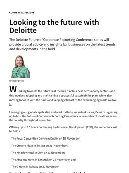 Looking to the future with Deloitte